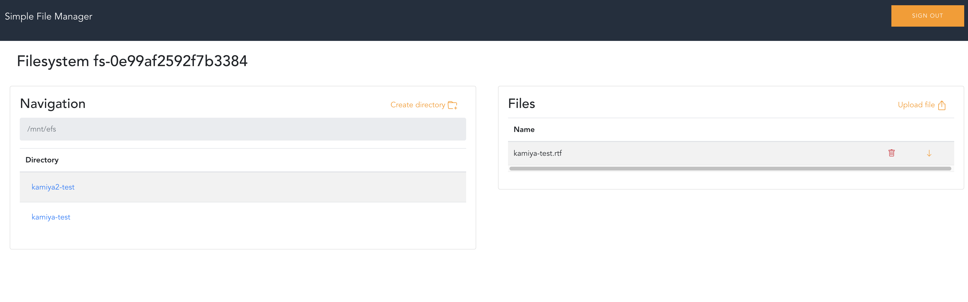 Simple File Manager for Amazon EFS でウェブページからシンプルな UI でファイル操作をしてみた ! - builders.flash☆ - 変化を求める ...
